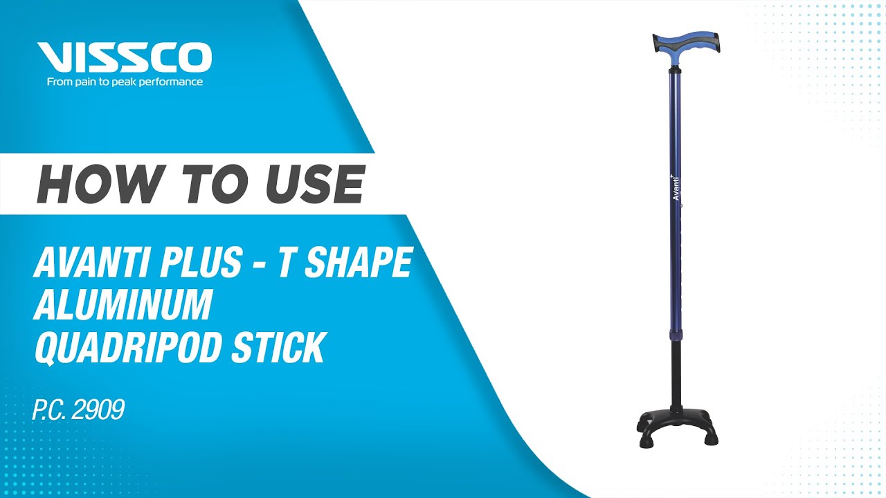 How to Assemble and Use a Quadripod Walking Stick - YouTube