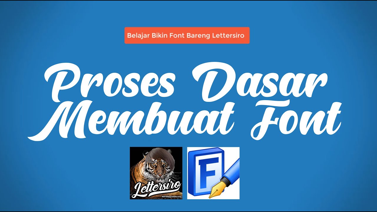 Proses Dasar Bikin Font - YouTube