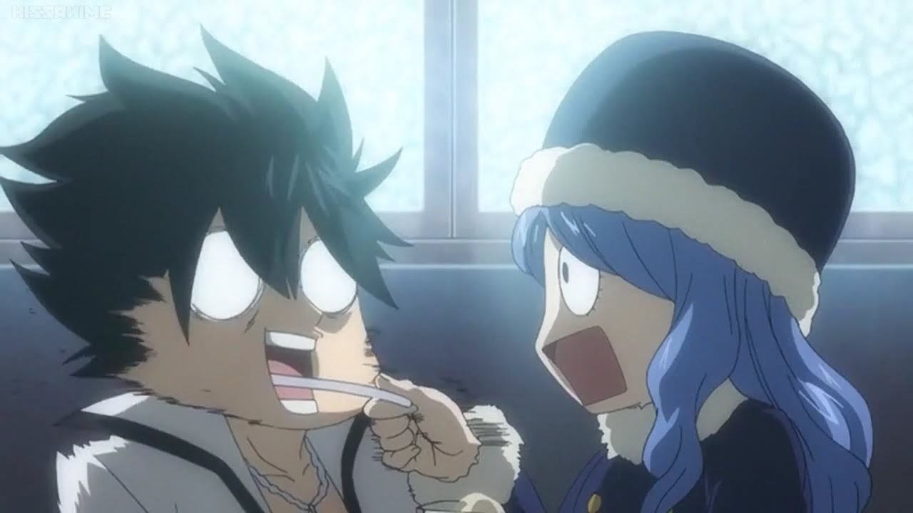 Fairy Tail OVA - Juvia tries to spoon-feed Gray - YouTube