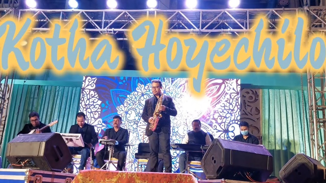Kotha Hoyechilo |Bengali Song Instrumental Live band | 🎷 Saxophone ...