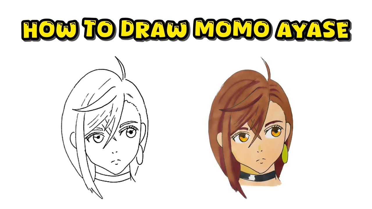 How to Draw Momo Ayase from Dandadan – Follow Along and Create Anime ...