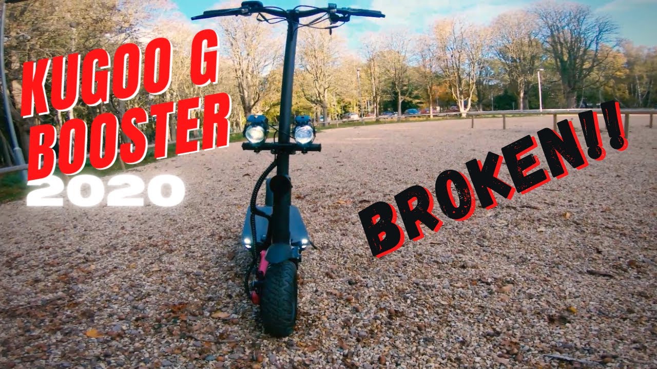 First Ride On My New Kugoo G-Booster Fast Electric Scooter And Its ...
