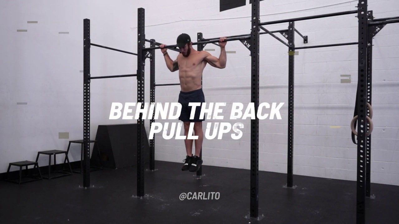 BEHIND THE BACK PULL UPS - HRDR Exercise Video Library - YouTube