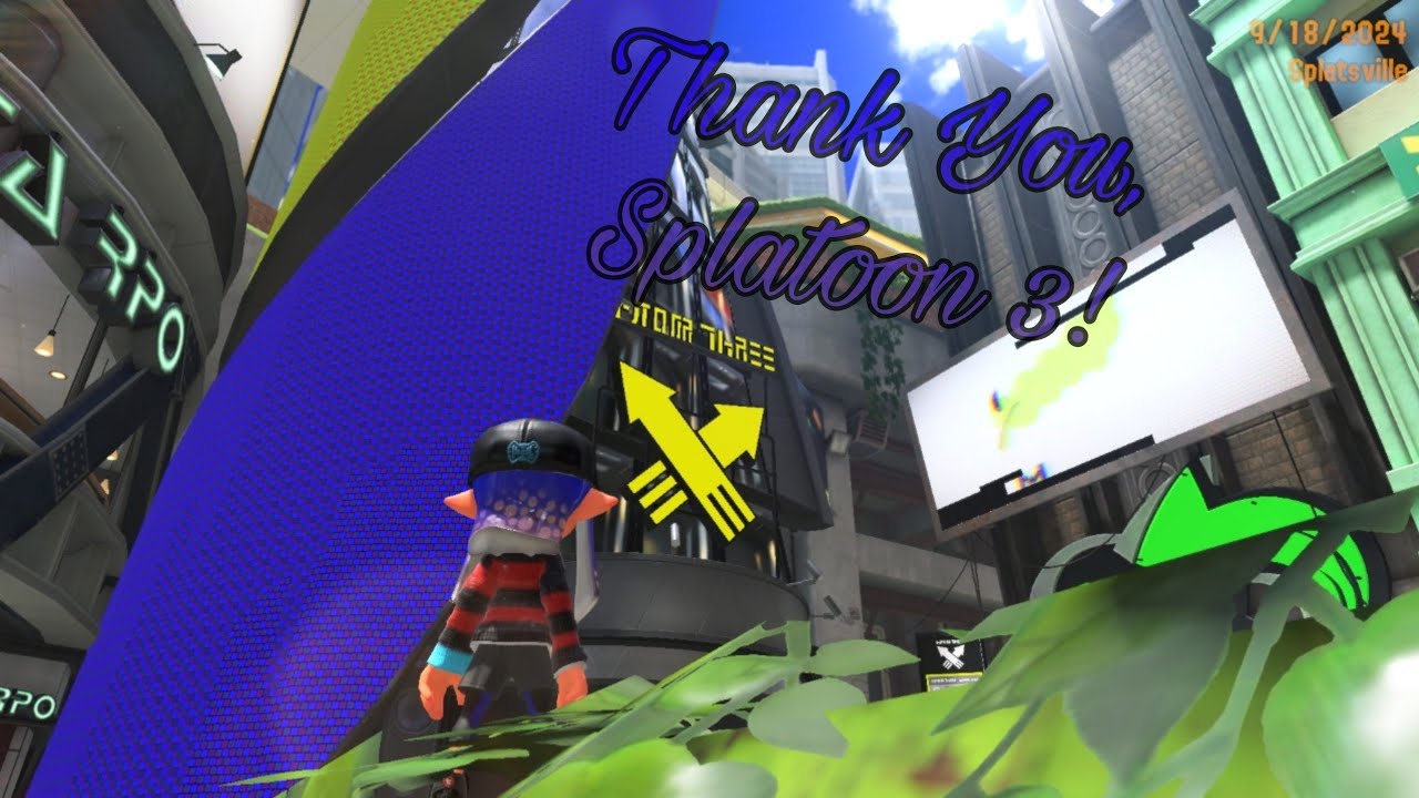 Thank You, Splatoon 3! - YouTube