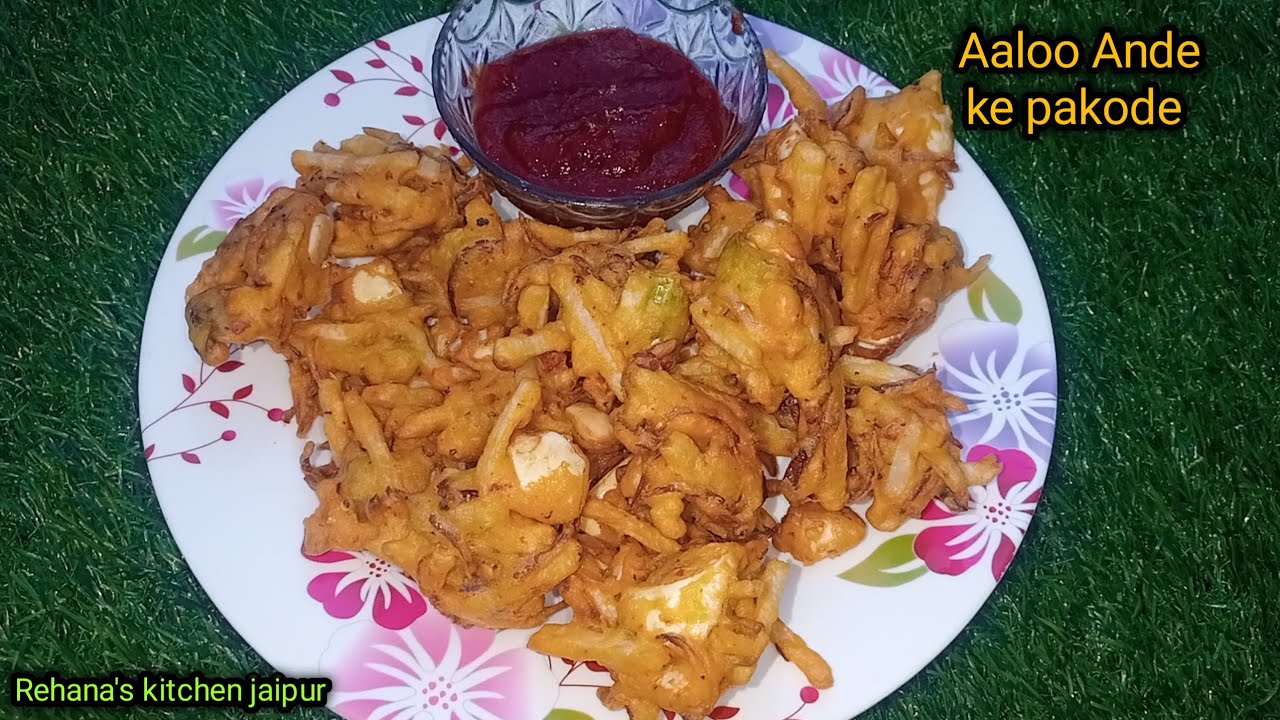 Aaloo Ande ke pakode Recipe | Ramadan Special Aaloo Ande Ke Crispy or ...