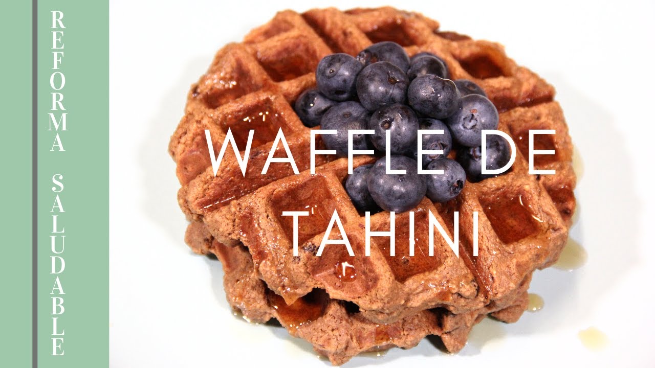 WAFFLE DE TAHINI - YouTube
