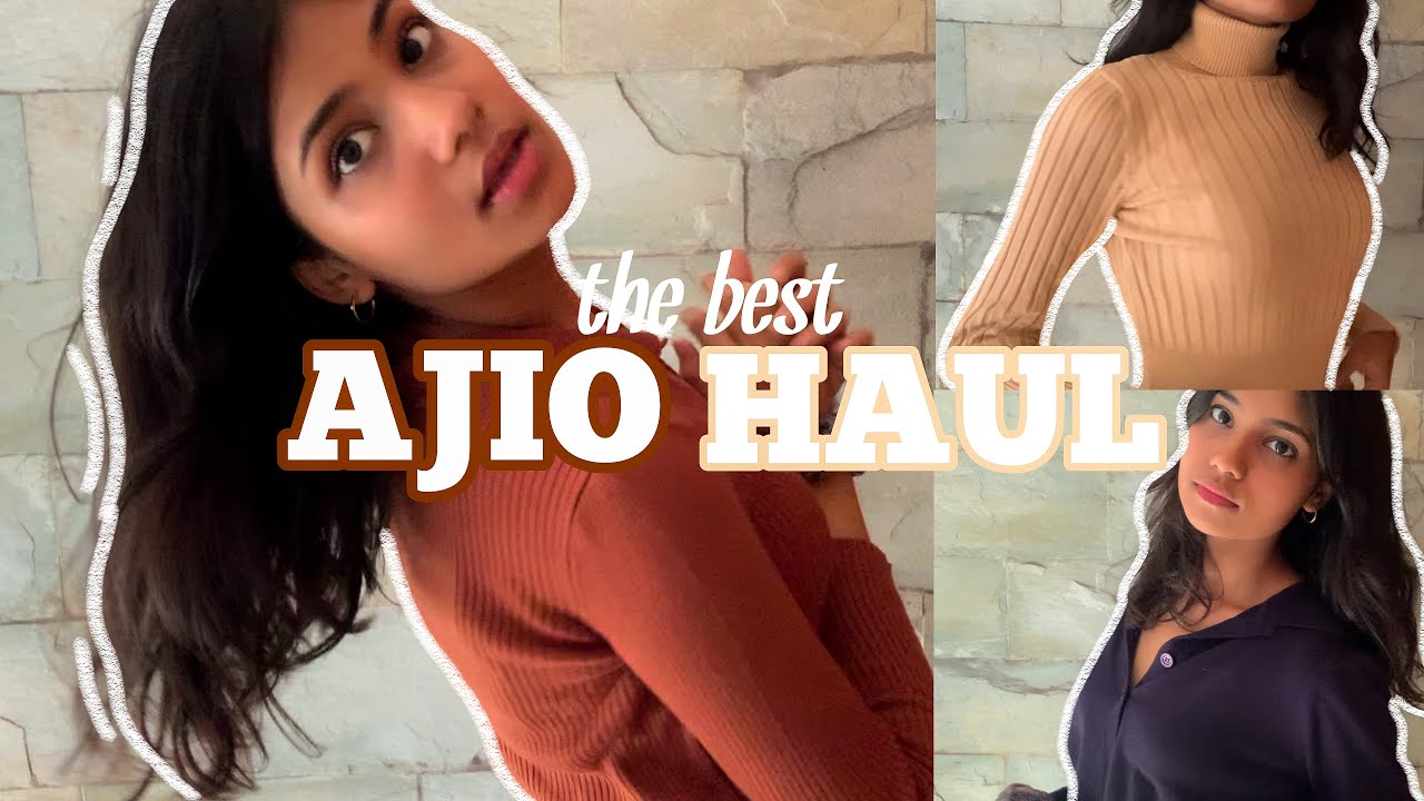 the BEST AJIO sale haul (TRY-ON) + pep talk | cutest winterwear - YouTube