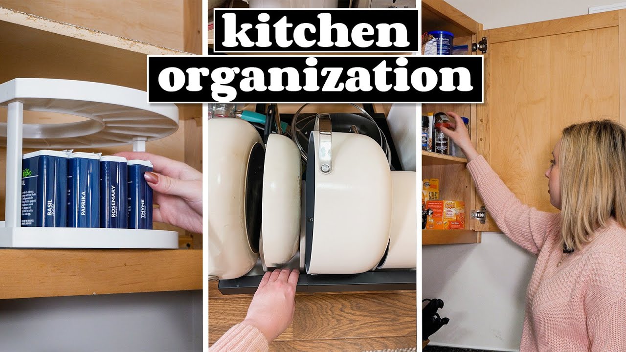 *TOP 10* items to organize your small kitchen! 💡🍳 (+Renter-friendly ...