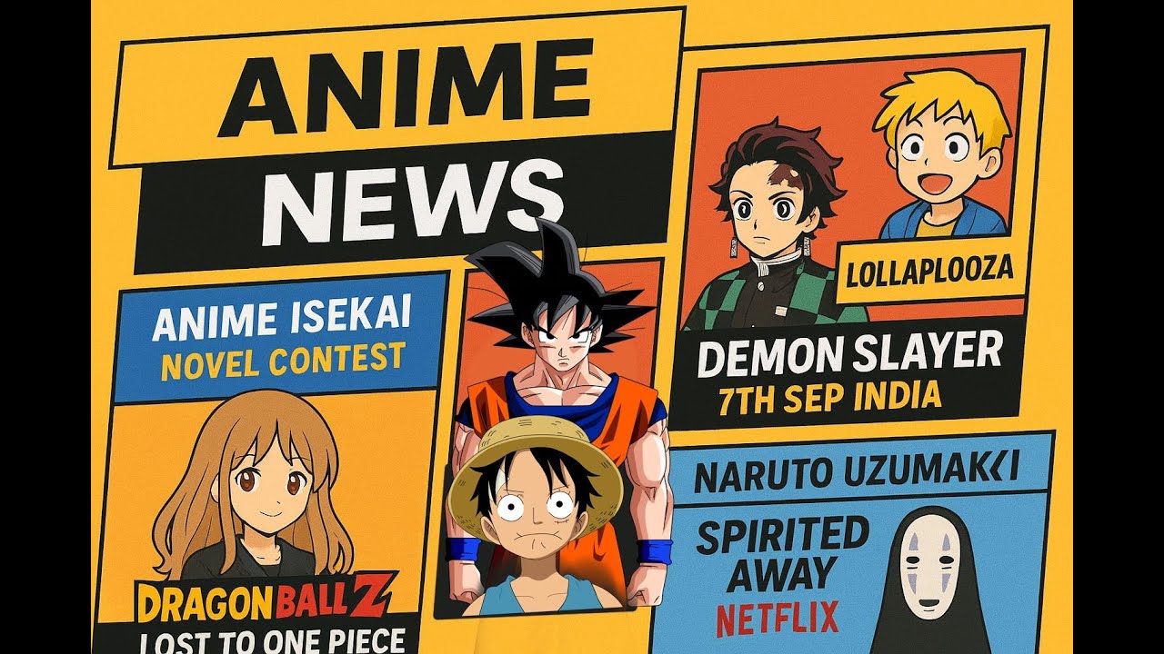 Novel Contest, Demon Slayer Sep 7, Lollapalooza, DBZ, Naruto Voice ...