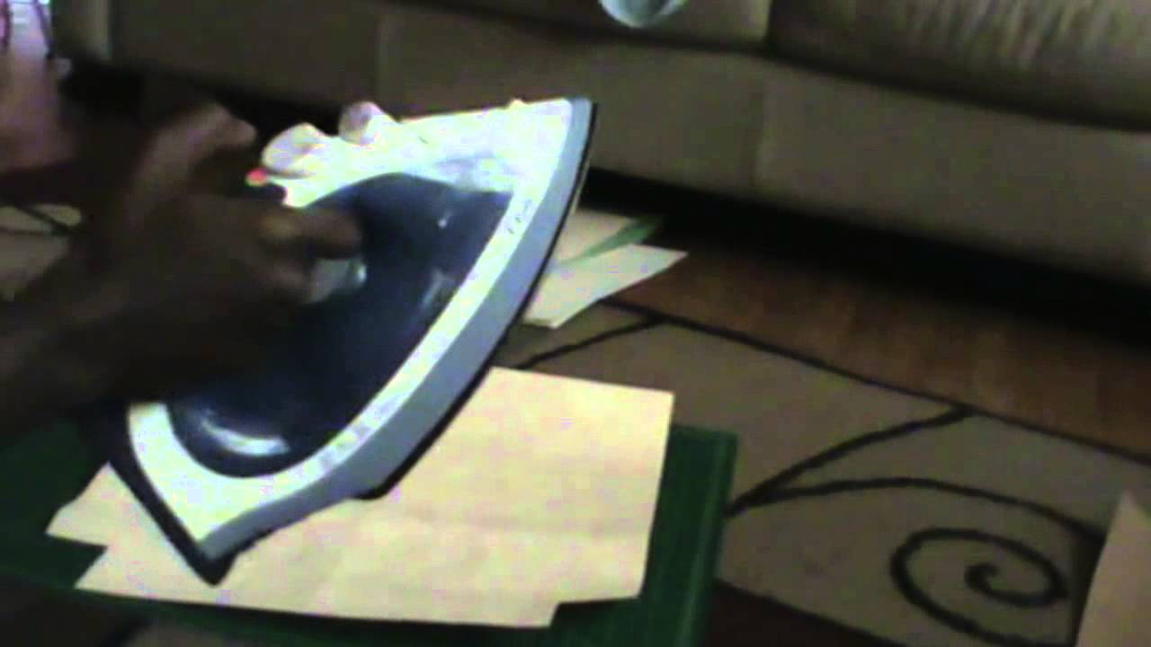 Iron on paper for patterns / sewing blogs - YouTube