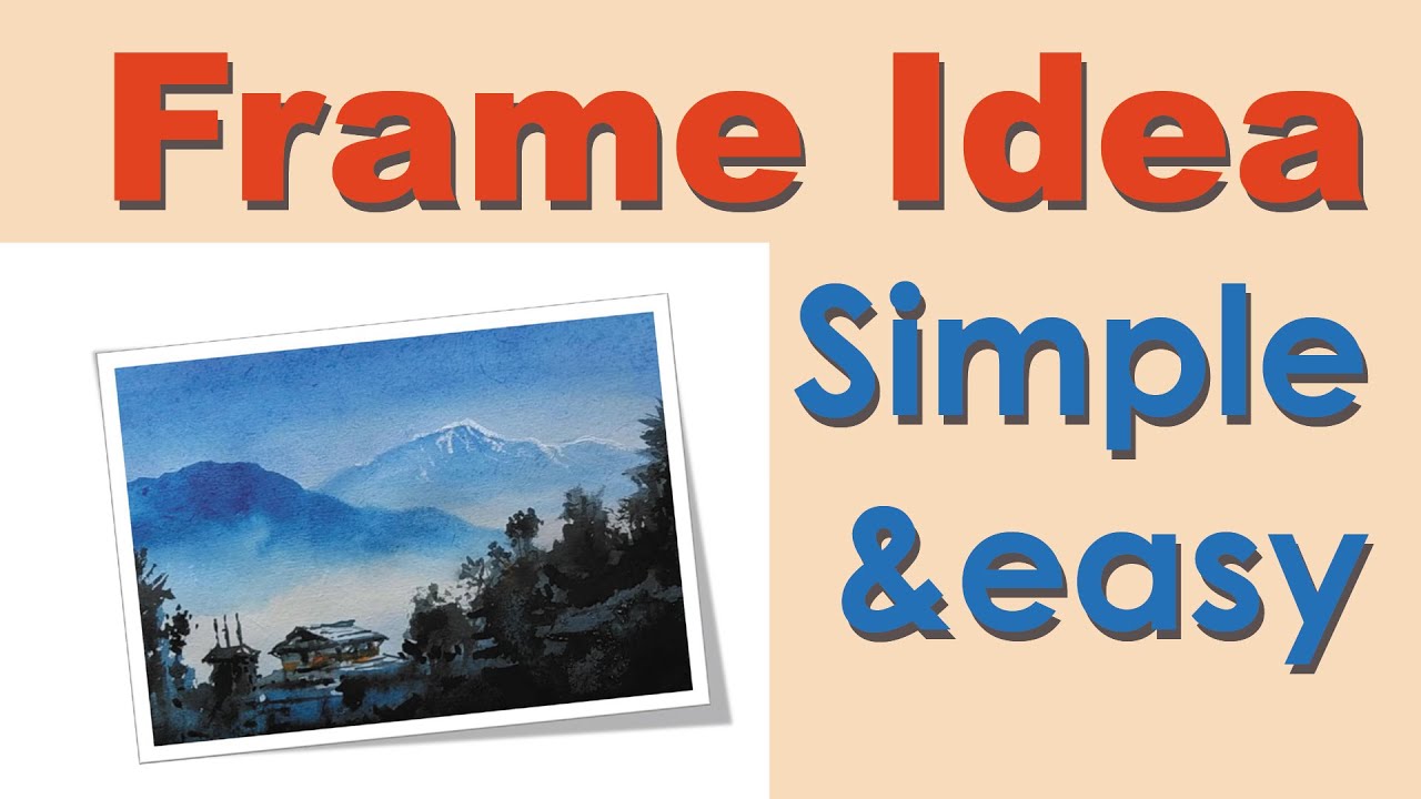 How to frame your picture digitally- Digital Art Tutorial - Frame Ideas ...