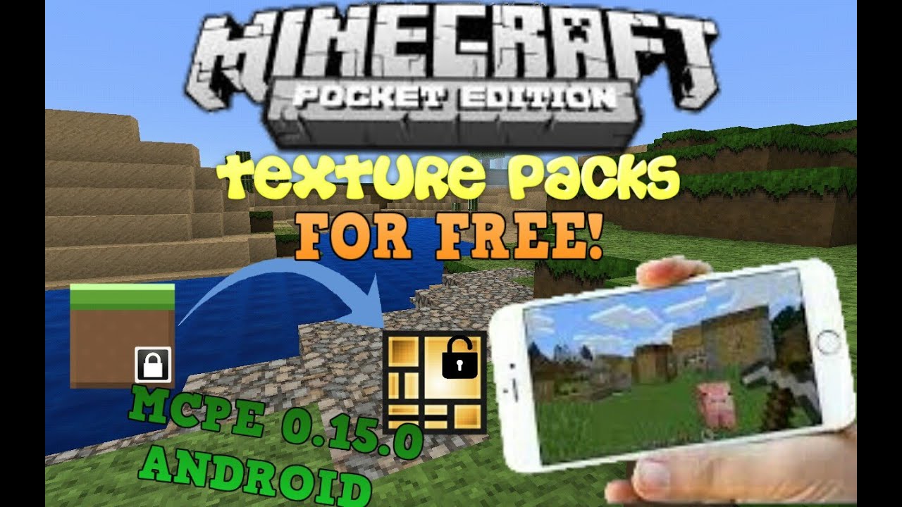 MCPE 0.15/15.1 Update!//HOW TO UNLOCK TEXTURE PACKS!!//BUY THEM FOR ...