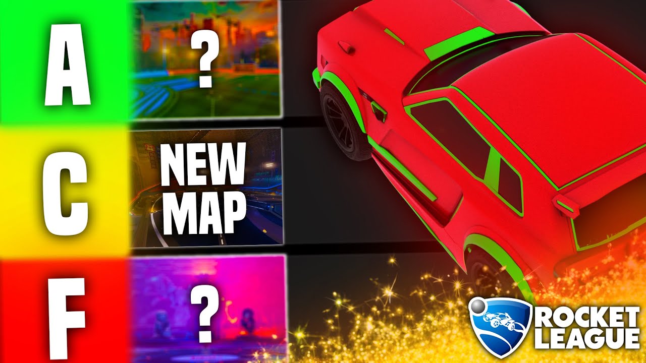 RANKING EVERY ROCKET LEAGUE MAP WORST TO BEST! - YouTube