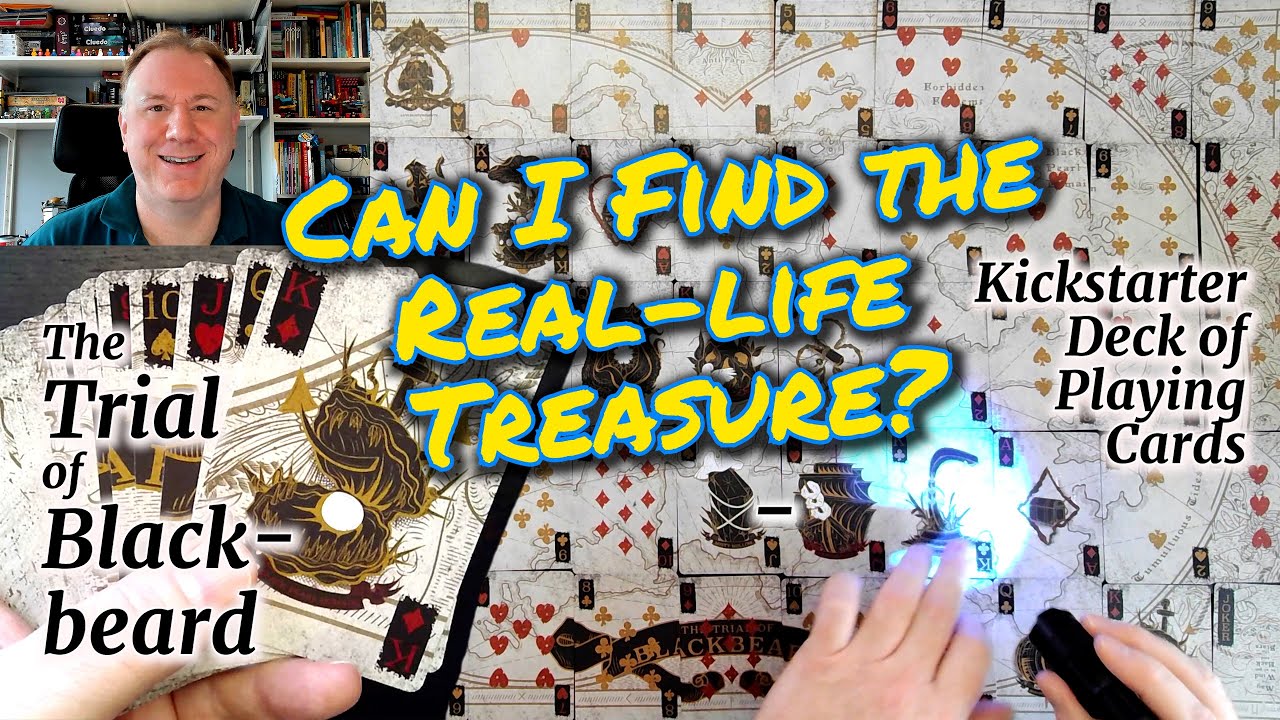 Can I find the hidden treasure?! The Trial of Blackbeard Playing Cards ...