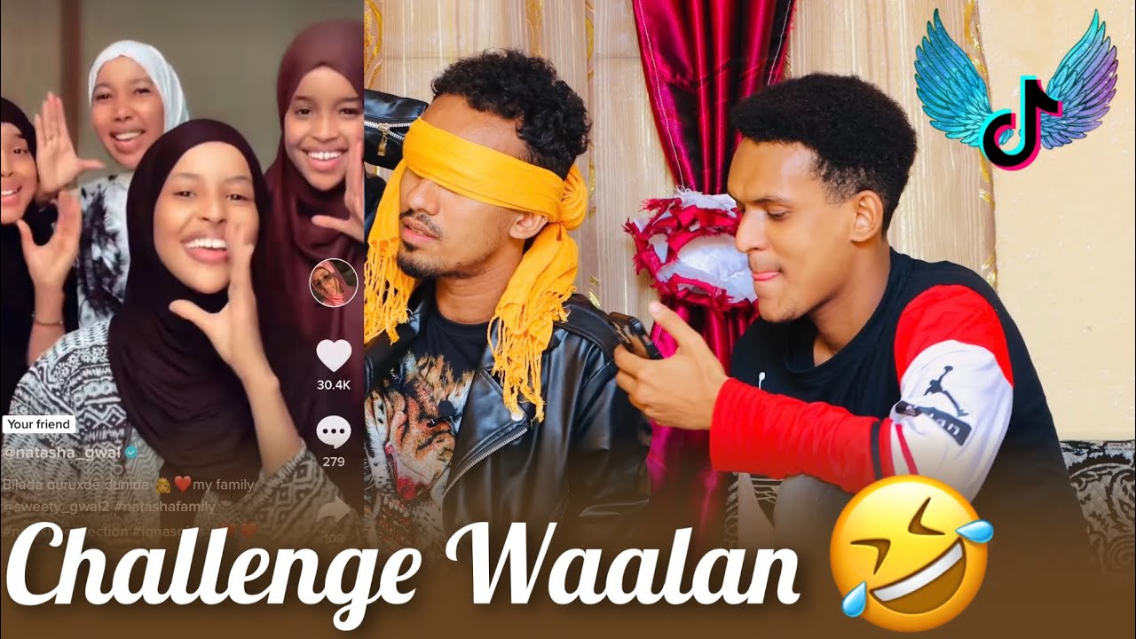 CHALLNEGE CUSUB | REER TIKTOK ANAGOON ARKAYN AYAAN KA JAFNAY ANI IYO ...