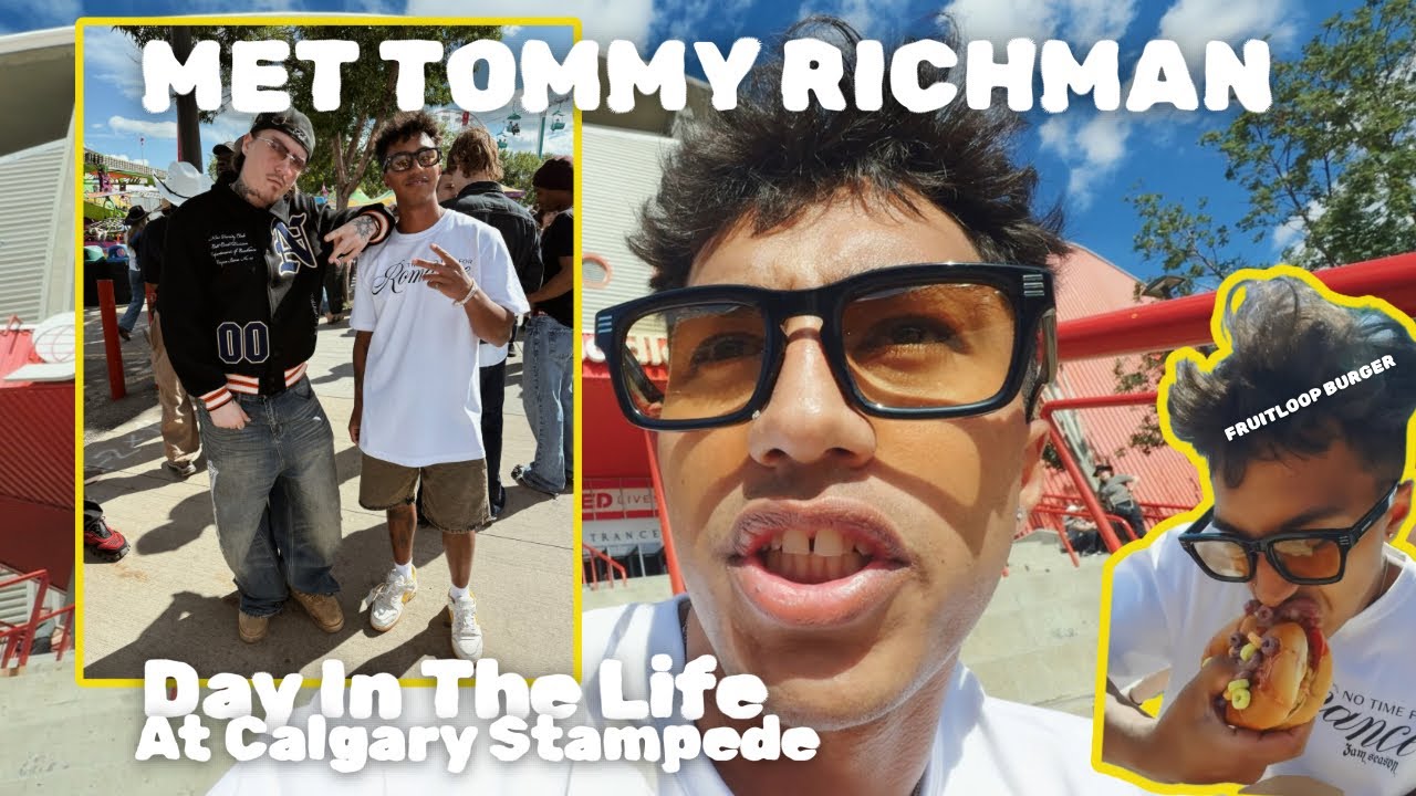Met Tommy Richman at Calgary Stampede 🤯 Day in My Life Vlog - YouTube