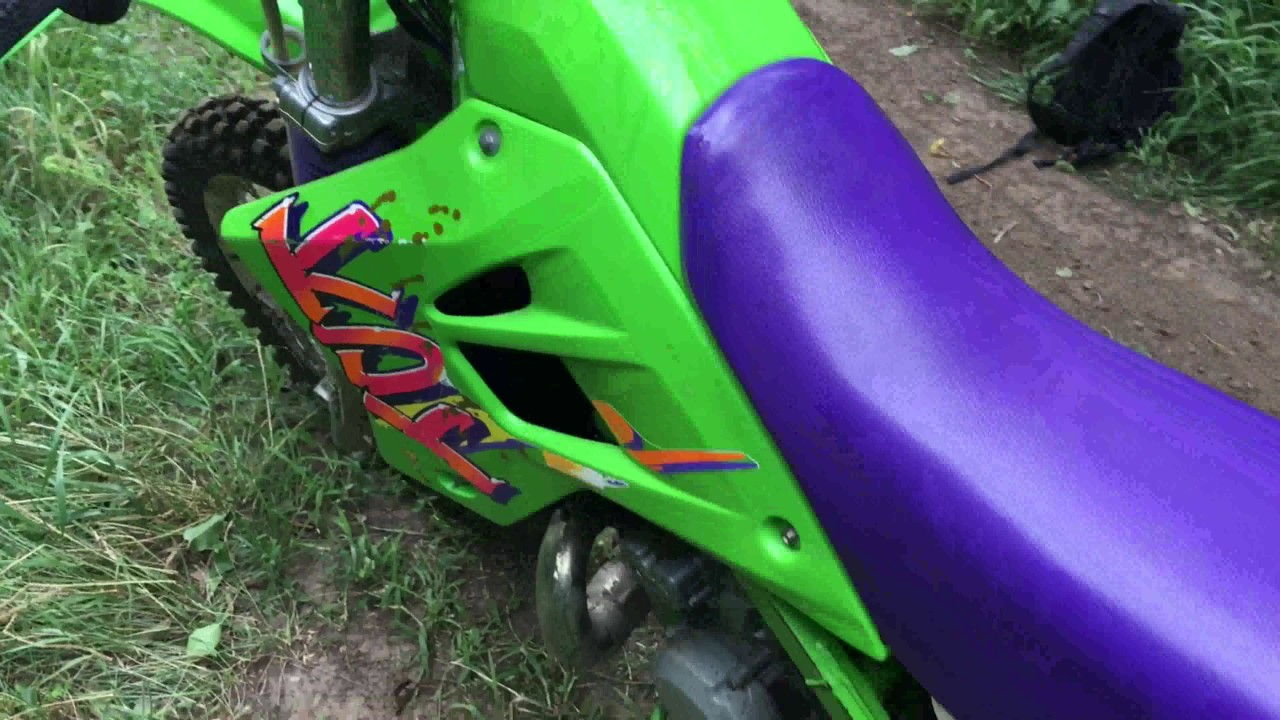 1995 Kawasaki KDX 200 walkaround - YouTube