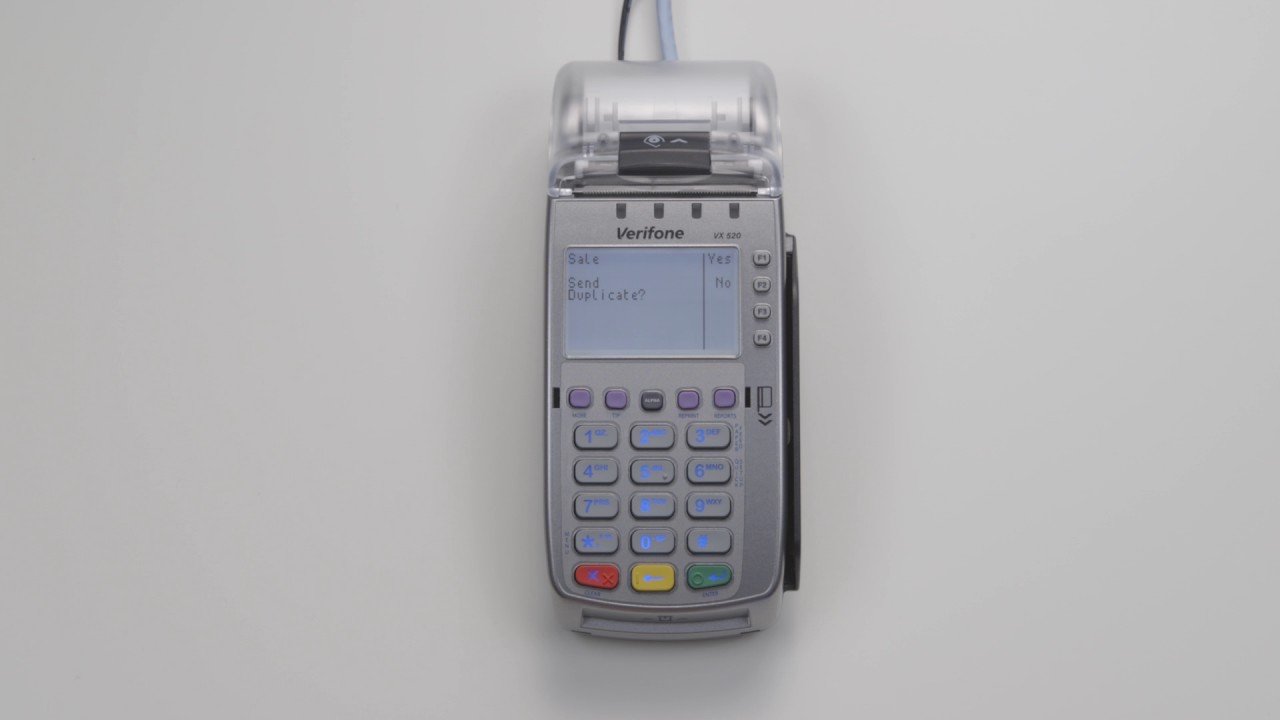 Processing NFC Transactions - vx520 Terminal Training - YouTube