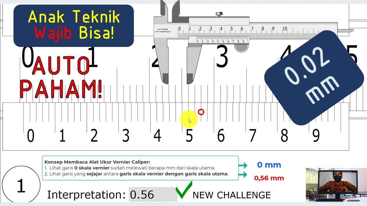30 Soal Latihan Membaca Jangka Sorong |Vernier Caliper 0,02 mm ...