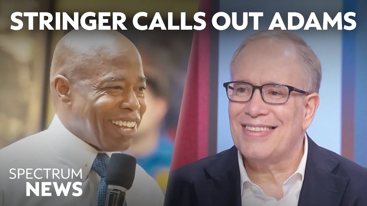 'The city is collapsing': Scott Stringer takes on Eric Adams in NYC mayoral race - YouTube