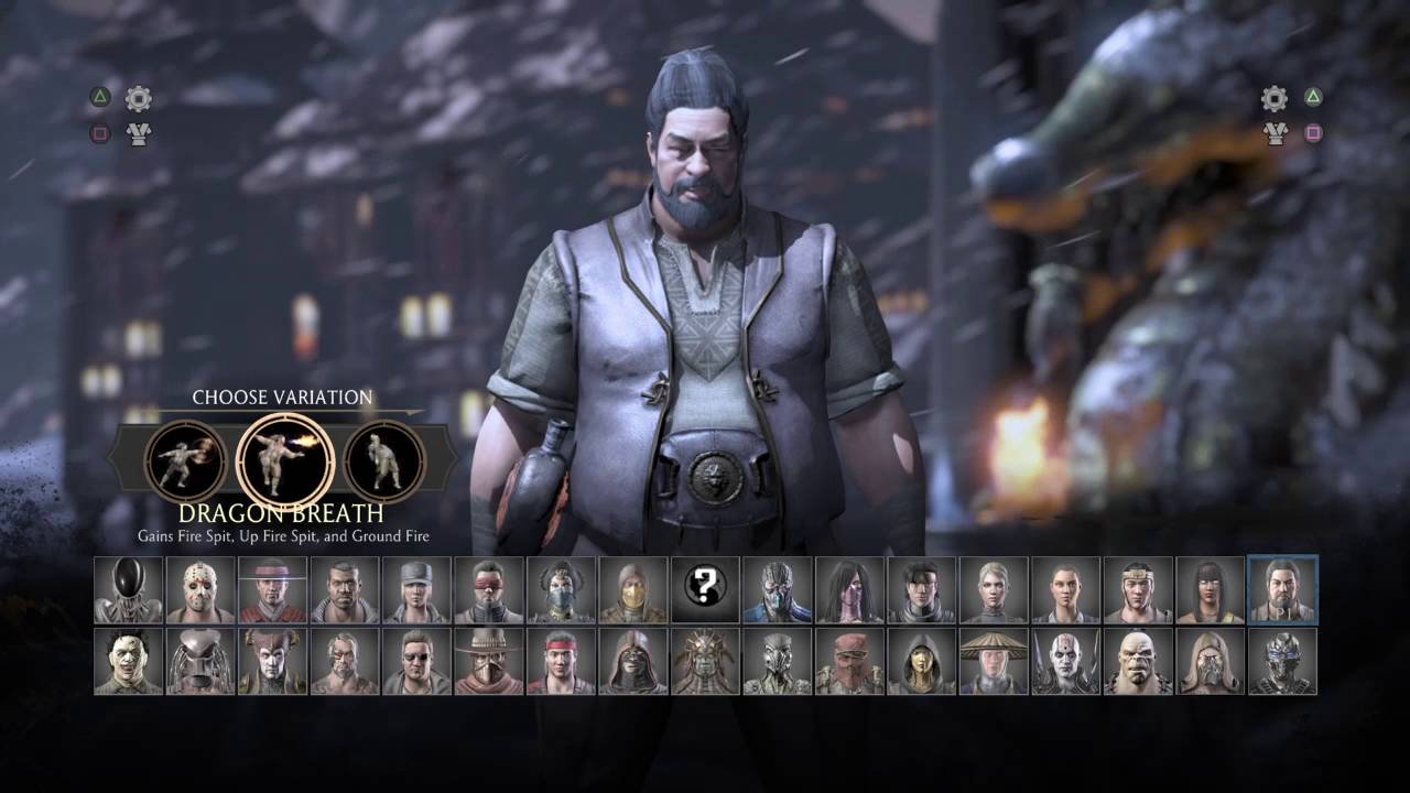 Mortal Kombat X Roster