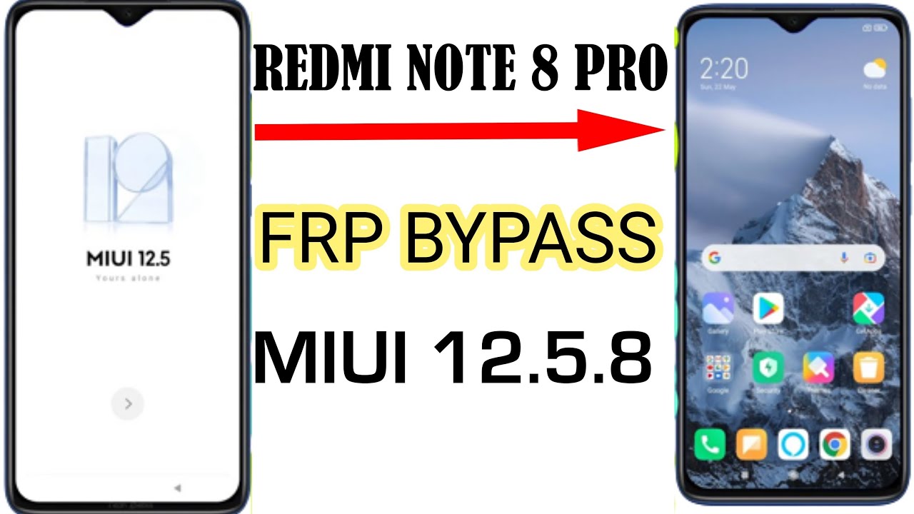 Redmi Note 8 Pro Frp Bypass Without Pc | Bypass Google Lock redmi /frp ...