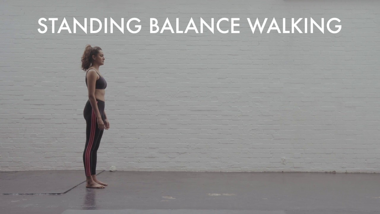 Standing Balance Walking | Balance Exercises | Glute Strength | Ankle ...