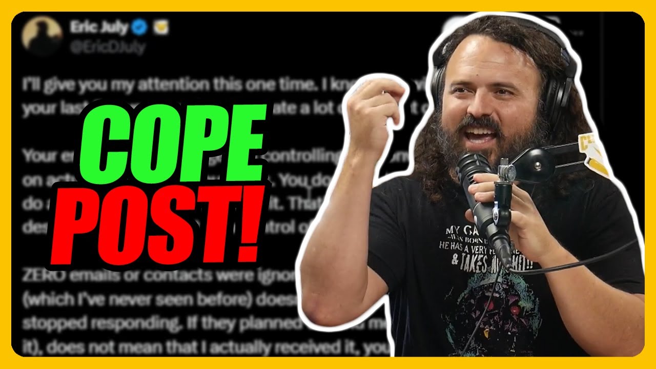 Reading Eric July's COPE TWEET - The Dick Show - YouTube