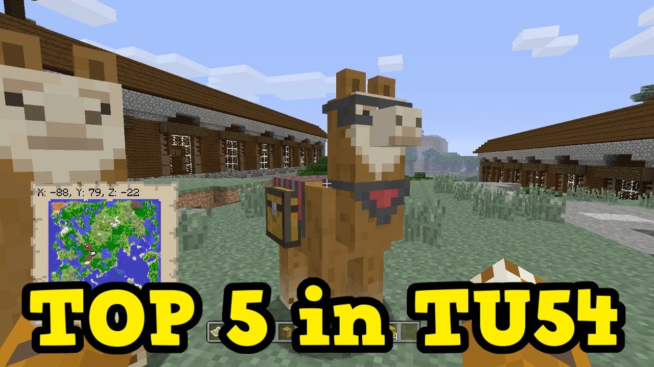 Minecraft Xbox One / PS4 Top 5 TU54 Features - YouTube