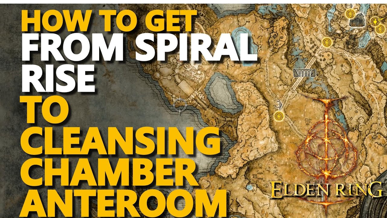 From Spiral Rise to Cleansing Chamber Anteroom Elden Ring - YouTube