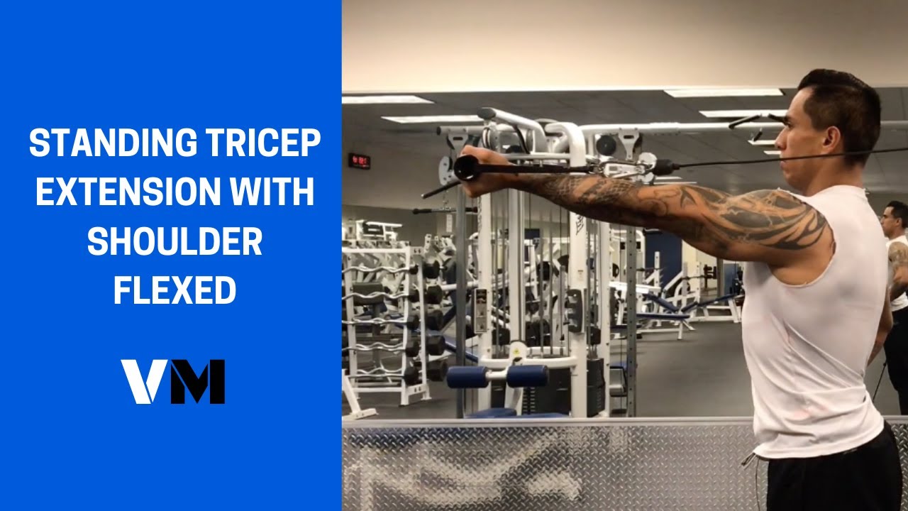 STANDING TRICEP EXTENSION WITH SHOULDER FLEXED - VIGOR METHOD - YouTube
