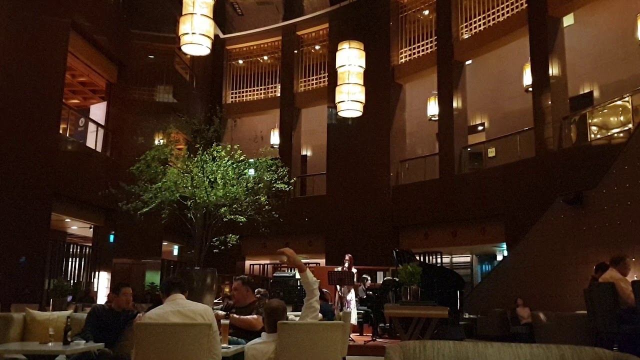삼성동 인터컨티넨탈 파르나스 호텔/hotel lounge/peaceful voice/music/vocal/IBA 총회 코엑스 ...