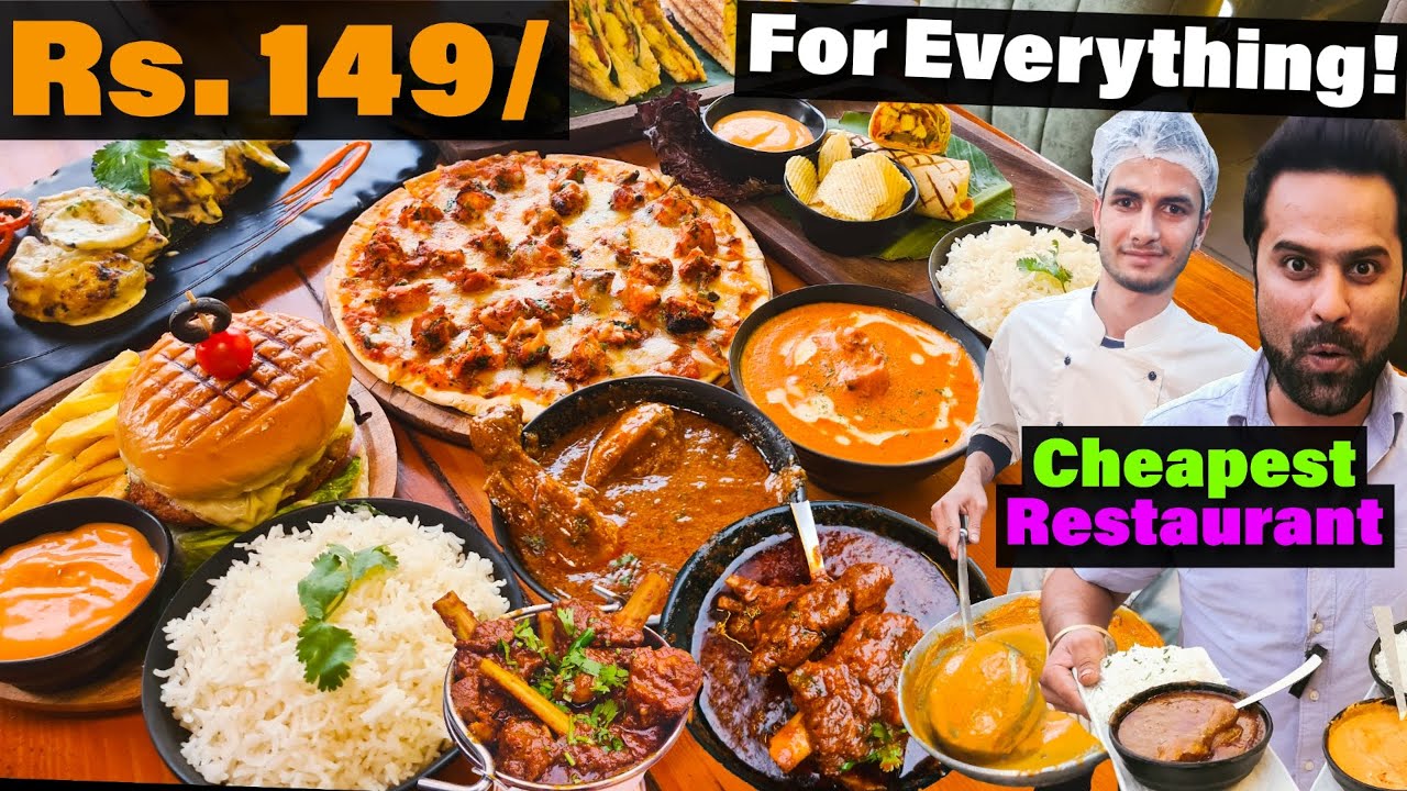 Rs 149/ CHEAPEST Nonveg Restaurant with 5 STAR Indian Food. MUTTON ...