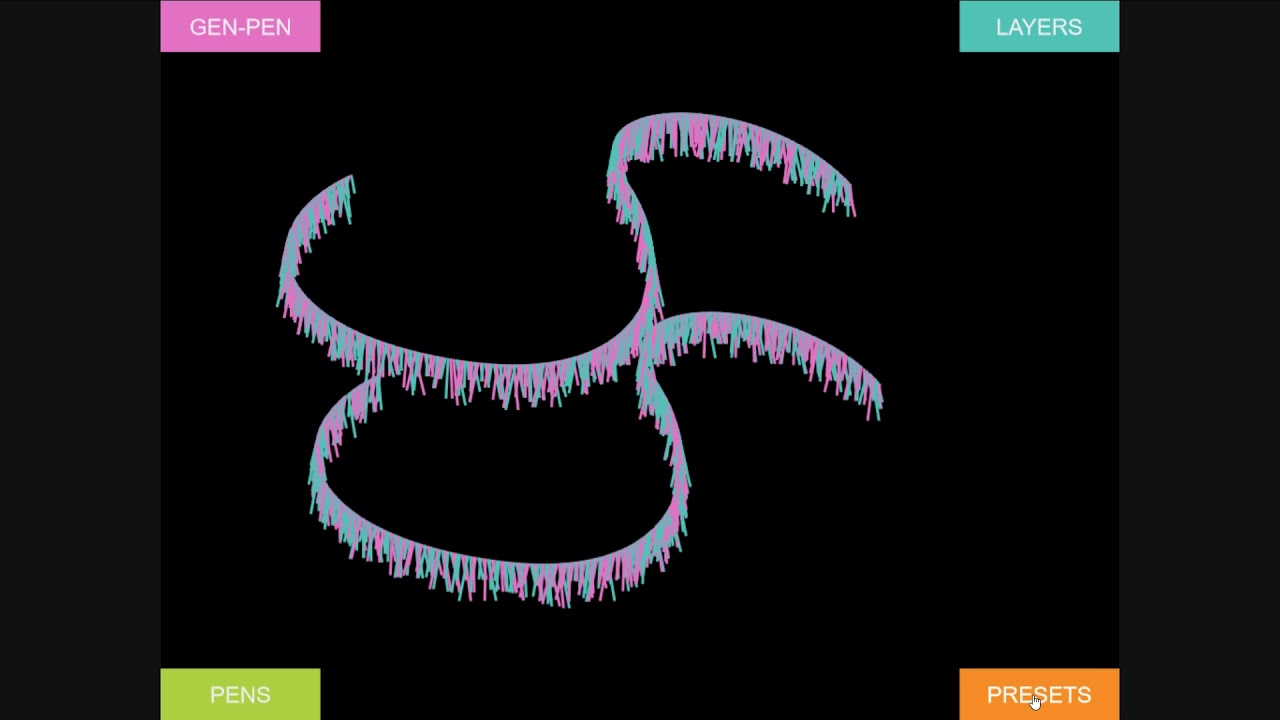 GEN-PEN - Generative Art Tool Tutorial - YouTube