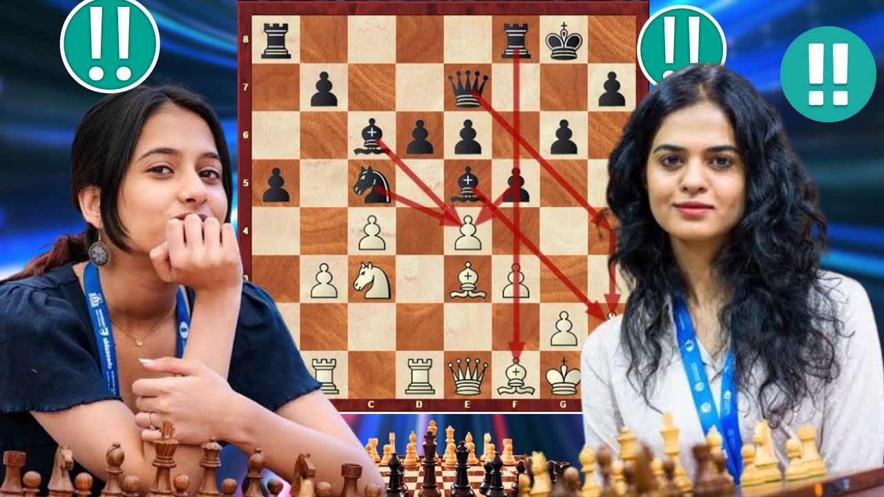 Aggressive Chess Game:100 |Tania sachdev vs Divya Deshmukh - YouTube
