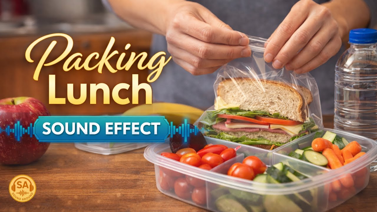 🔊 Packing Lunch Sound Effect – Real-Life Bag & Container Sounds - YouTube