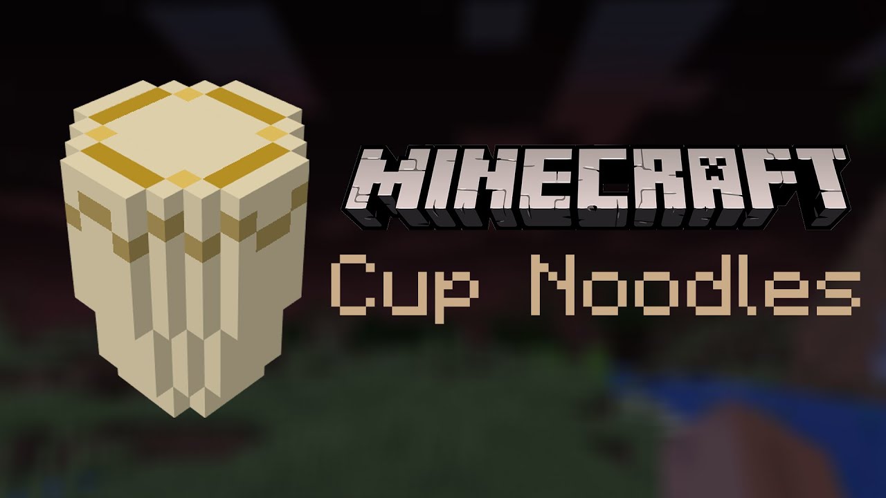 Cup Noodles in Minecraft - YouTube