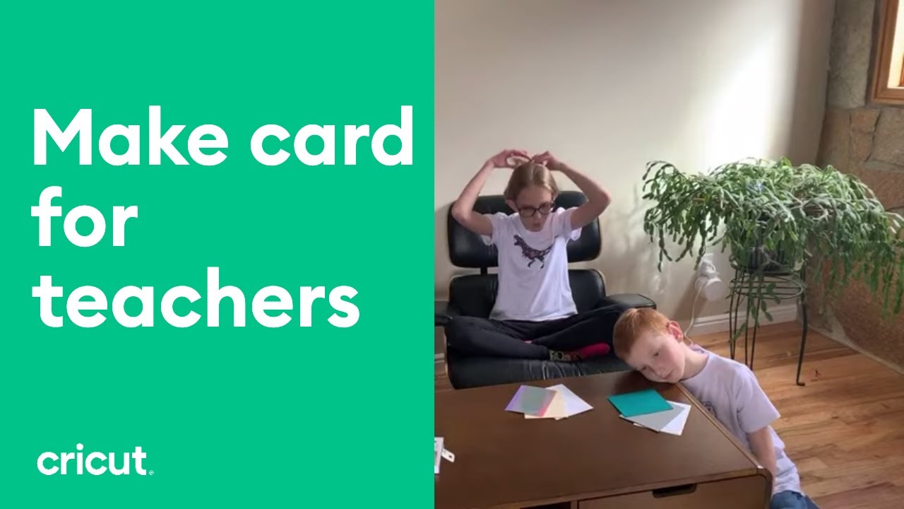 Crafting at Home with Kids - Insert Cards for Teachers - YouTube