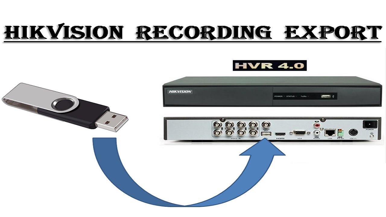 Hikvision Backup to USB | Hikvision recording backup to pendrive ...