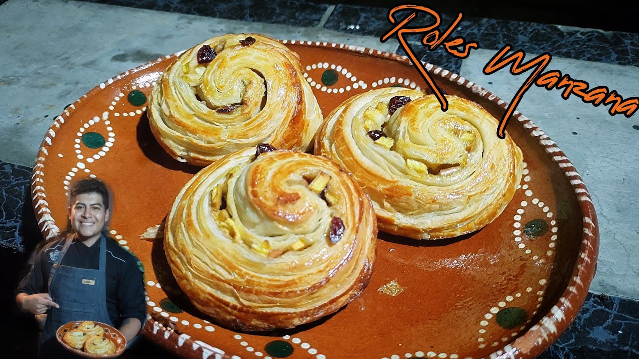 Roles de Manzana Canela /// Masa Danesa // Panadería fácil // ¿Cómo ...