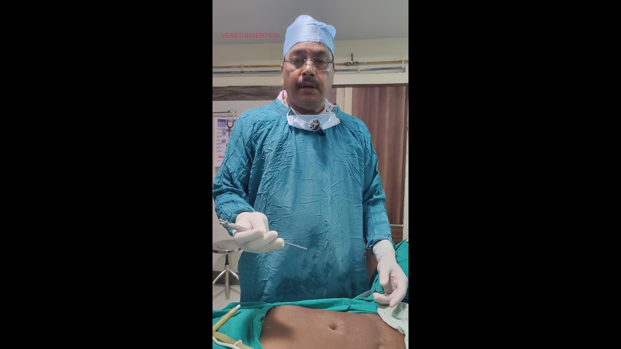 VERESS INSERTION TECHNIQUE IN LAPAROSCOPY - YouTube
