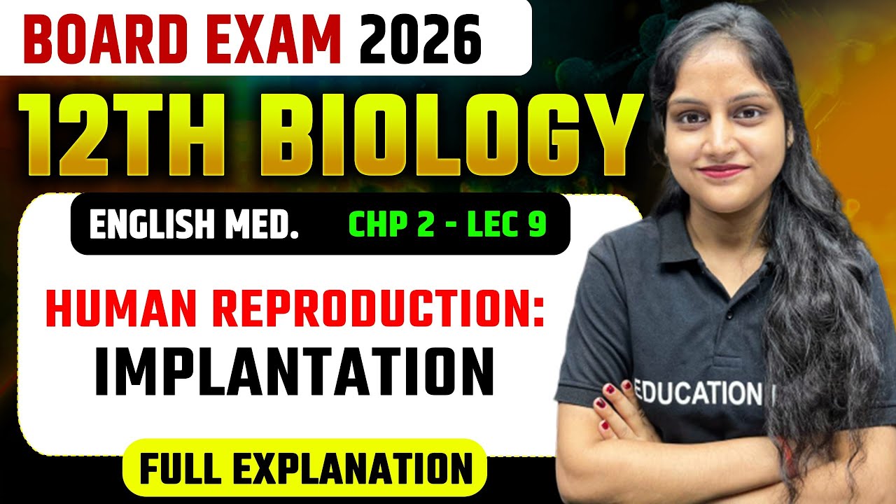 Human reproduction Class 12th | English Medium | Class 12 Biology ...