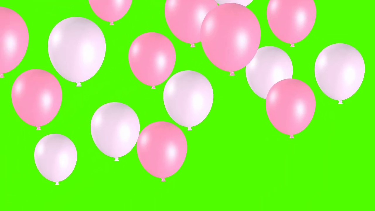 Balloons Effect on Green Screen/Balloons Falying on Green Screen/TecH ...