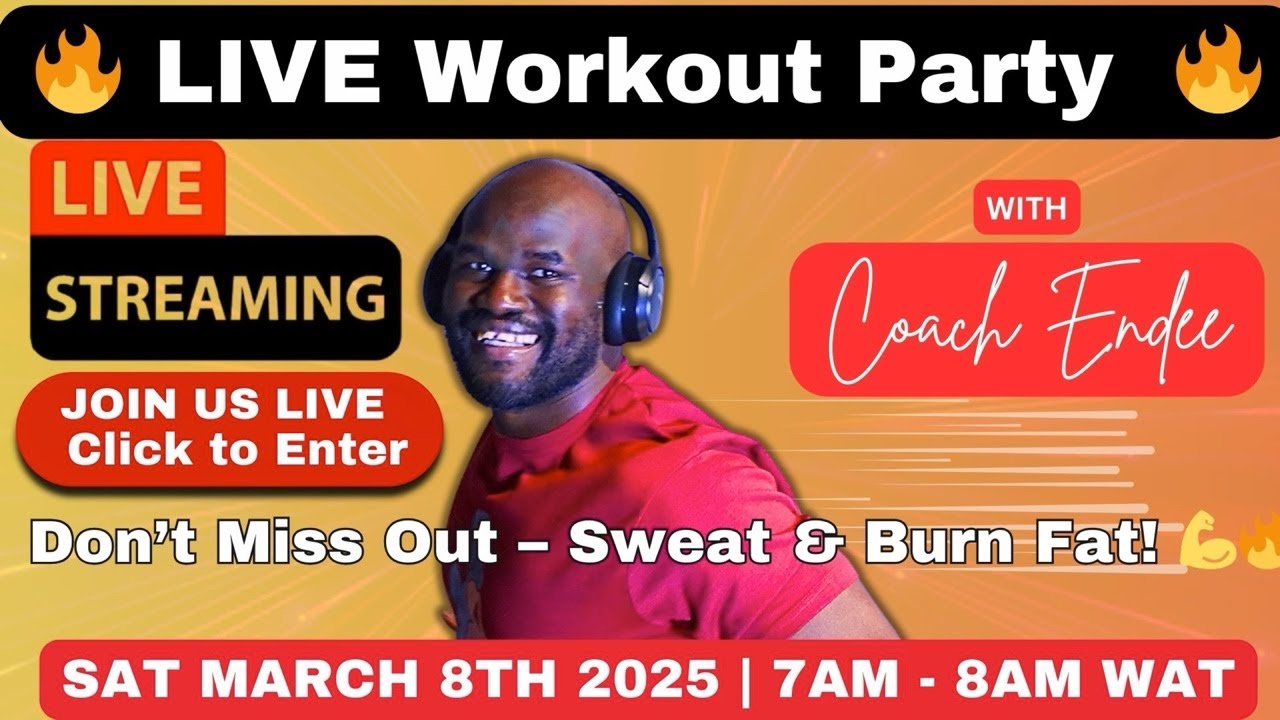 🔥 LIVE Workout Party – Sweat, Burn Fat & Have Fun! 💪🔥 - YouTube