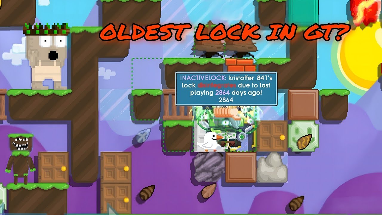 Breaking the 7 Year Old Lock in Growtopia after 2000+ Days | OLDEST ...