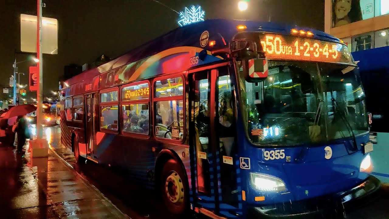 MTA & NYCT Bus: 2023 New Flyer XD40 9355 on the Q50 Departing a ...