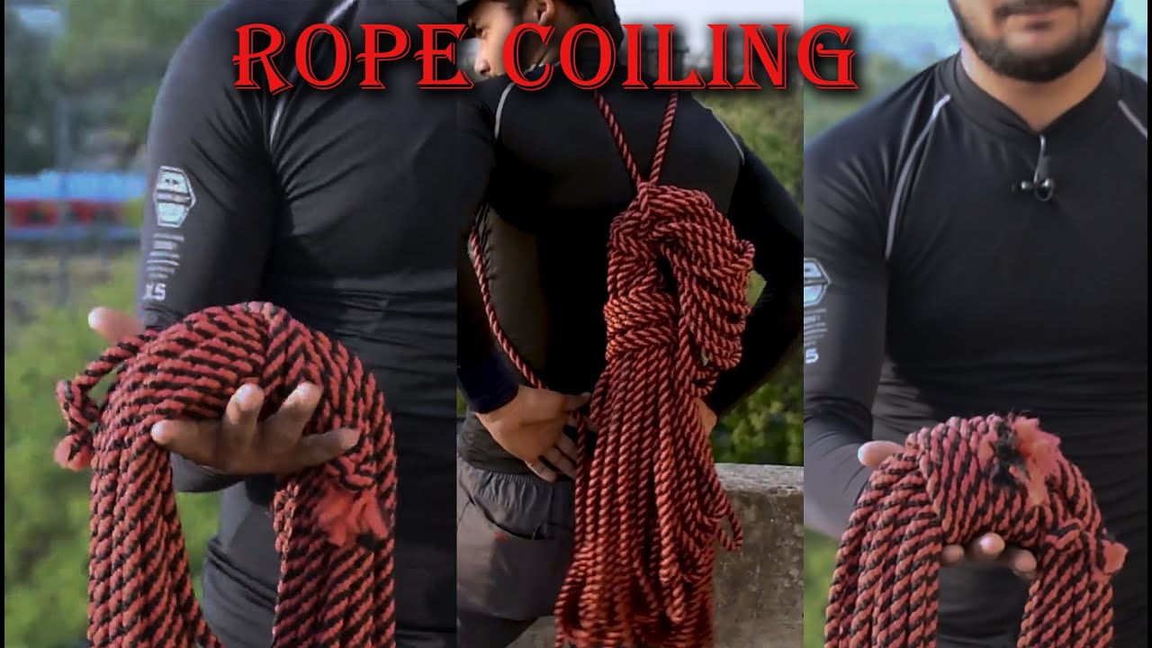Rope Coling / Mountneering rope Coling / Rope coiling - YouTube