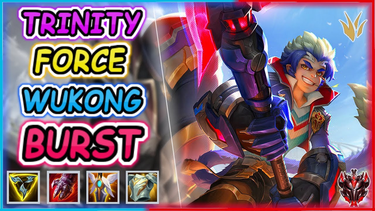 TRINITY FORCE WUKONG MEGA BURST CROWD CONTROL - WILD RIFT WUKONG ...