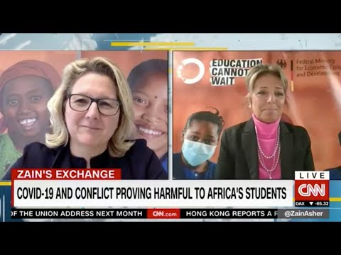 CNN interviews ECW Director Yasmine Sherif and German Minister Svenja Schulze