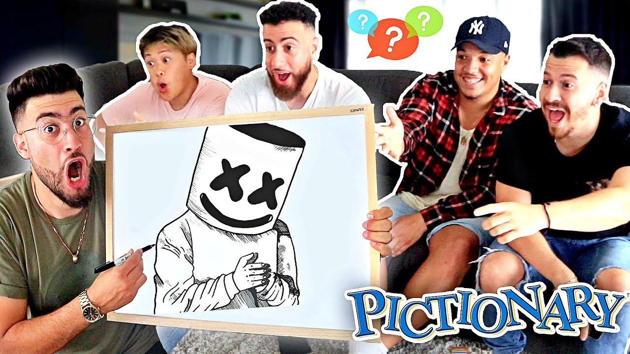 EPIC Pictionary Challenge - Youtubers Edition (Team Alboe) - YouTube